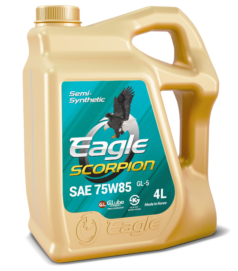 EAGLE SCORPION GEAR SEMI-SYN OIL 75W85 API GL-5 4л Трансмиссионное ...