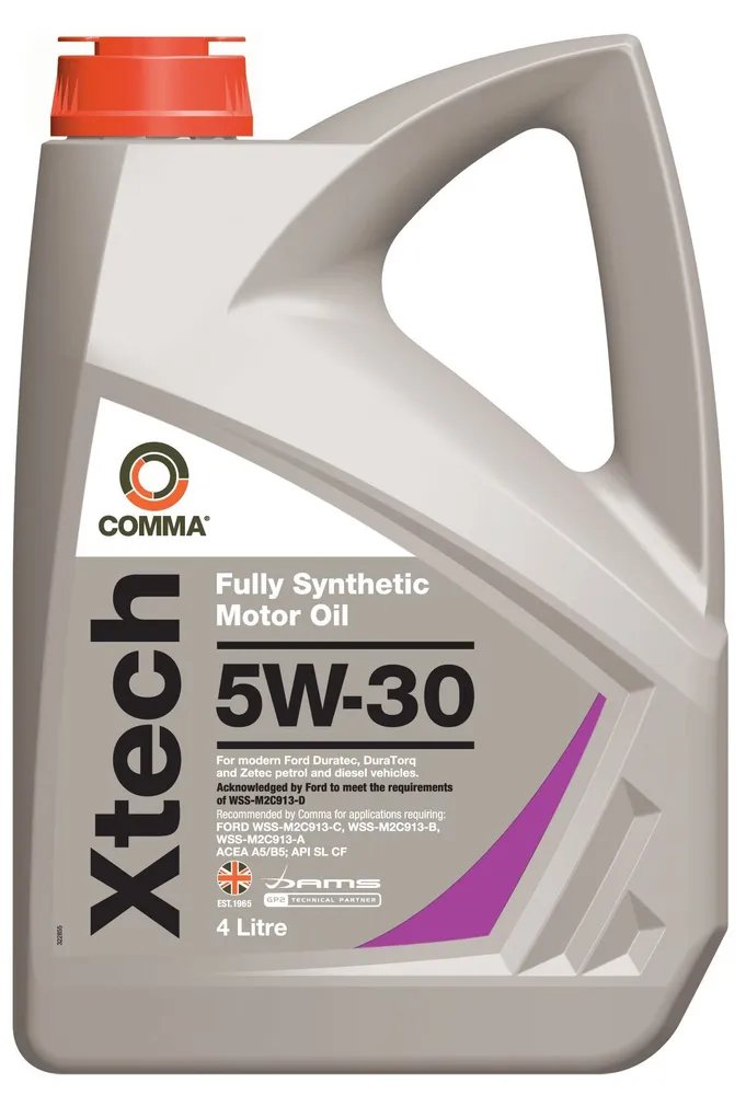 COMMA XTECH 5W-30 ACEA A5/B5 API SL/CF 4л Масло моторное
